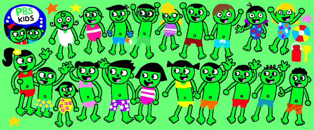 PBS Kids Digital Art: Swimsuits (2023) by MAPSuperStar on DeviantArt
