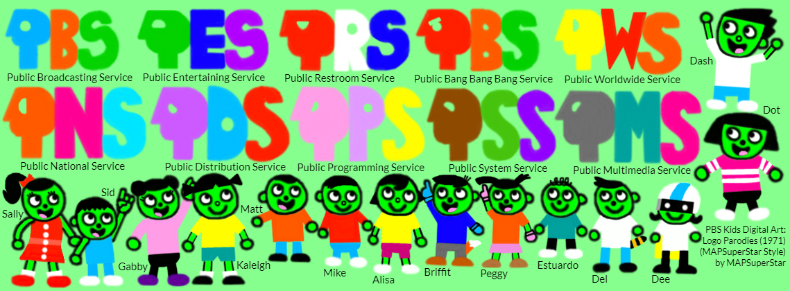 PBSK DA: PBS Kids Logo Parodies (1971) (My Style) by MAPSuperStar on DeviantArt