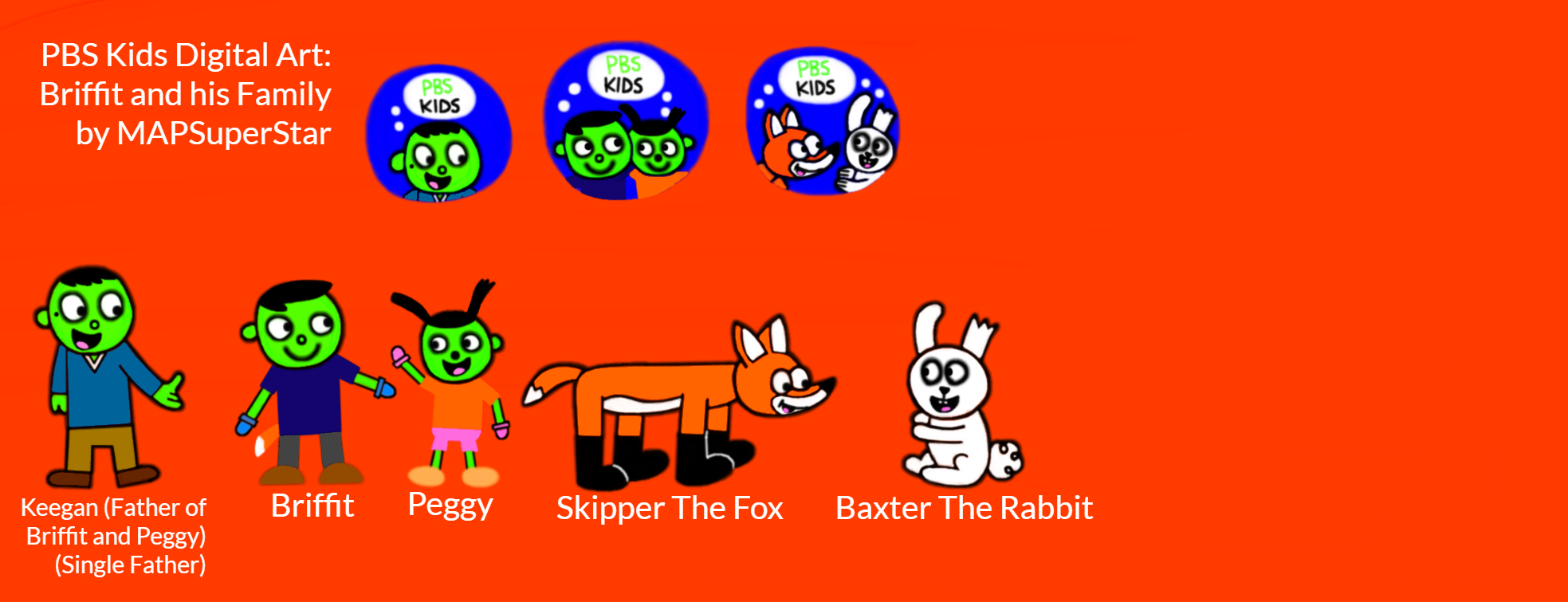 PBSK DArt: Briffit and his Family (My Style) by MAPSuperStar on DeviantArt