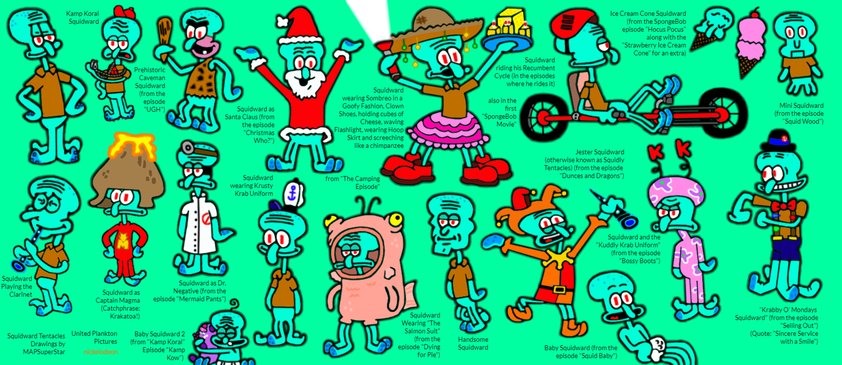 SpongeBob: Squidward Tentacles Drawings by MAPSuperStar on DeviantArt