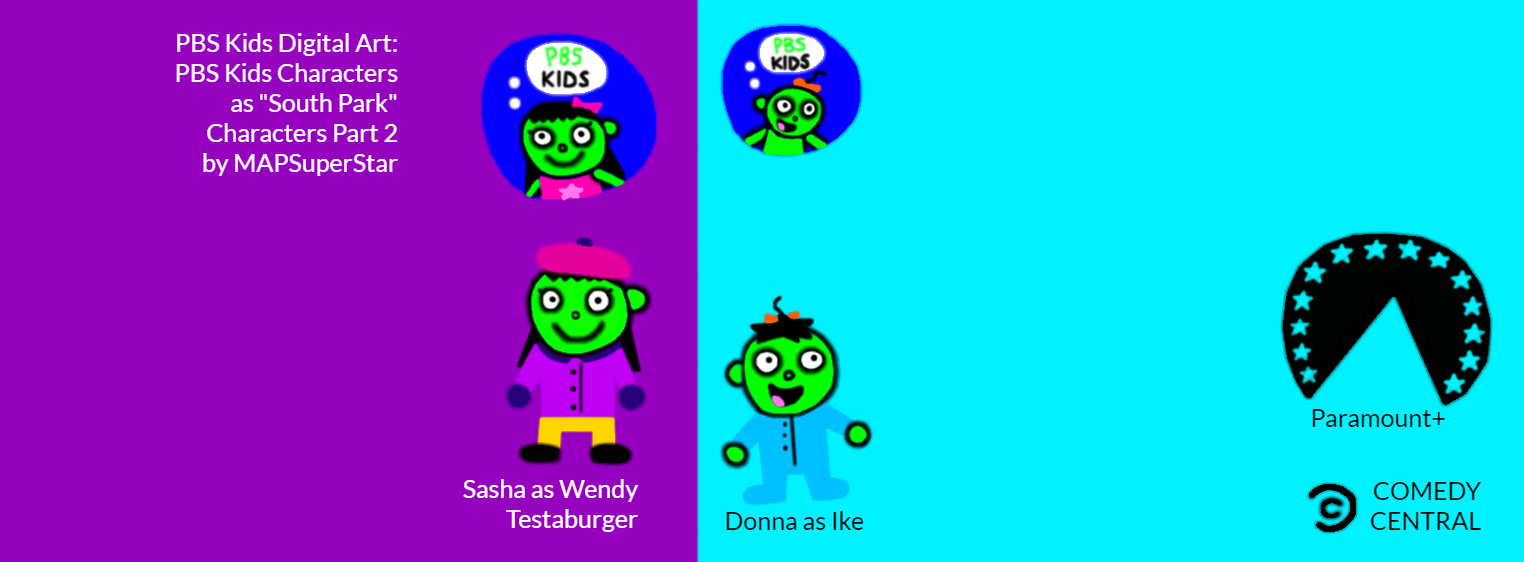 PBS Kids Digital Art: South Park Characters Part 2 by MAPSuperStar on DeviantArt