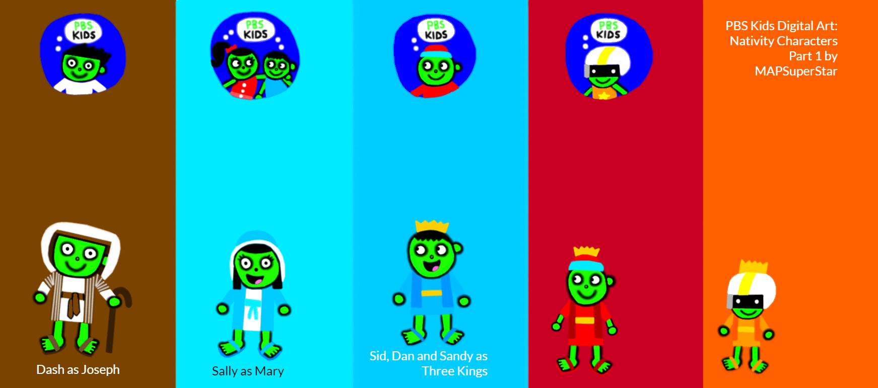 PBS Kids Digital Art: Nativity Characters Part 1 by MAPSuperStar on DeviantArt