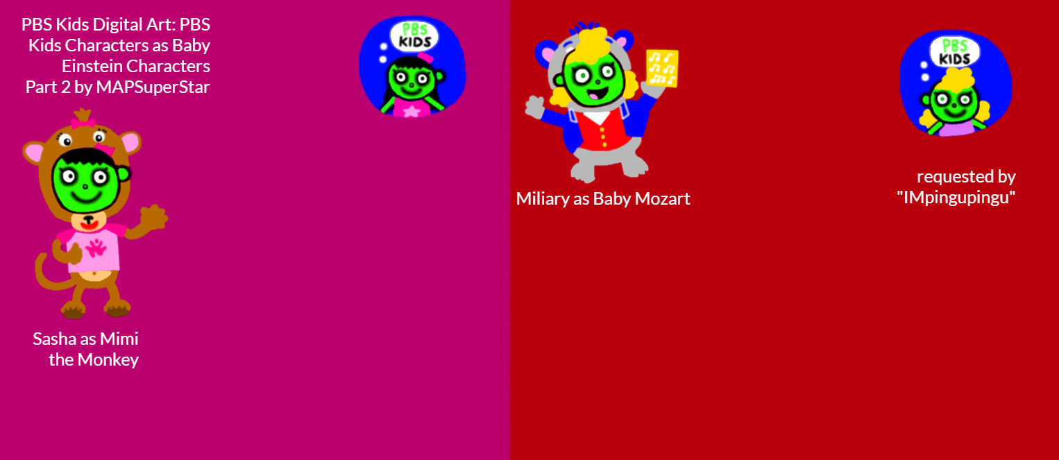 PBSK Digital Art: Baby Einstein Characters Part 2 by MAPSuperStar on DeviantArt