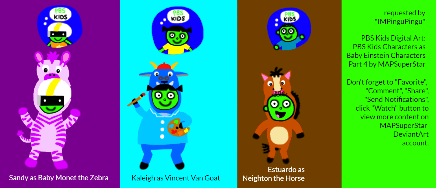 PBSK Digital Art: Baby Einstein Characters Part 4 by MAPSuperStar on ...