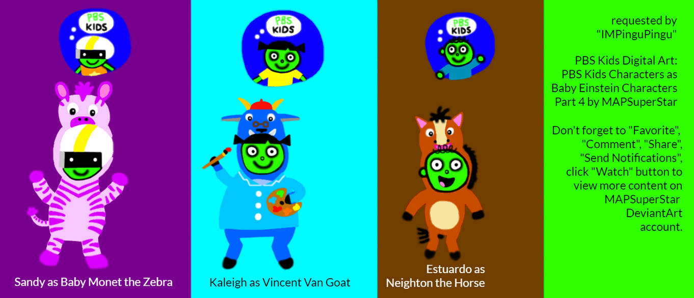 PBSK Digital Art: Baby Einstein Characters Part 4 by MAPSuperStar on ...