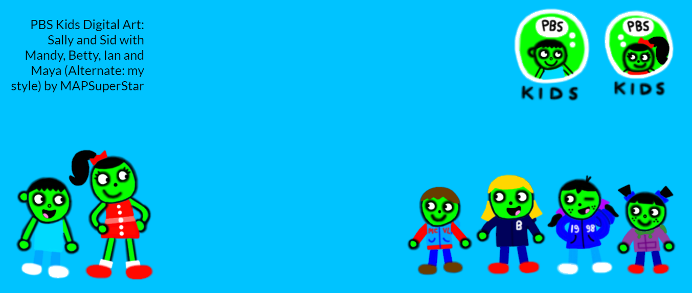 PBSK Digital Art: Sally and Sid with Mandy/friends by MAPSuperStar on ...