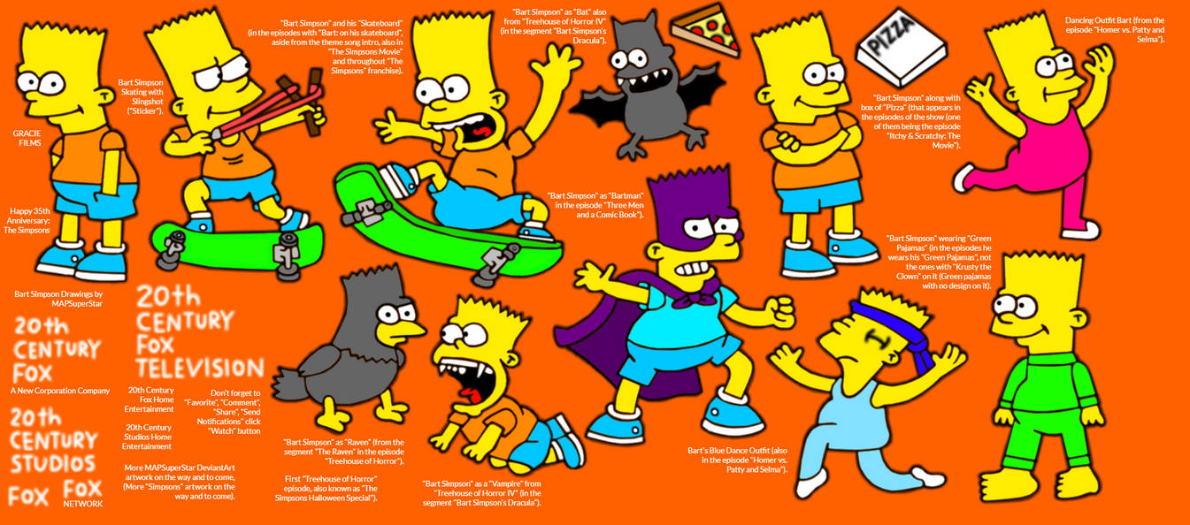 Simpsons: Bart Simpson Drawings by MAPSuperStar by MAPSuperStar on ...