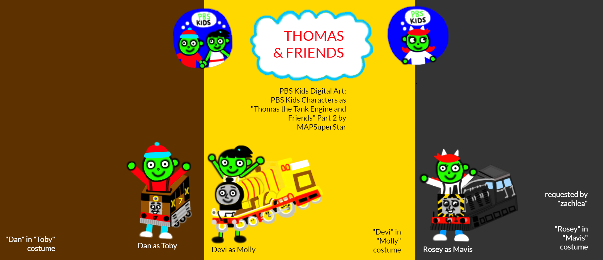 PBSK Digital Art: Thomas Characters Part 2 by MAPSuperStar on DeviantArt