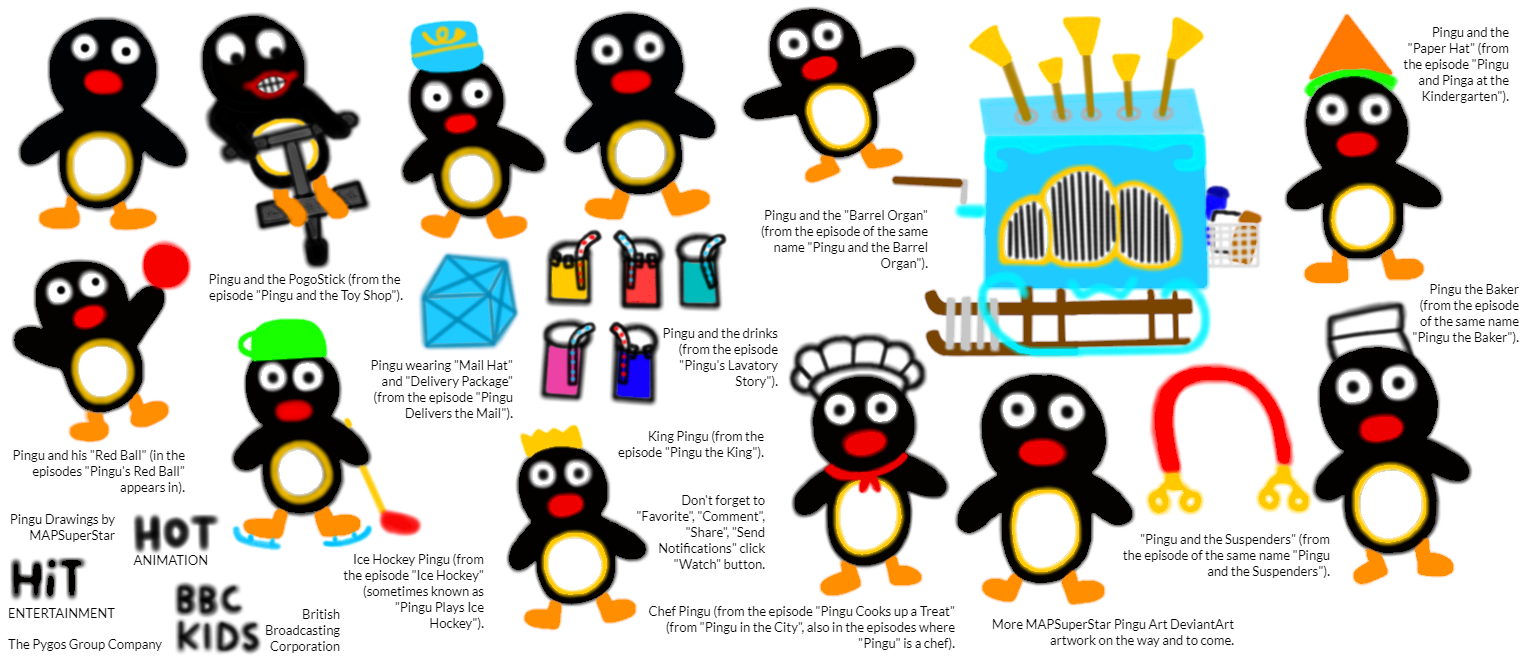 Pingu Drawings by MAPSuperStar by MAPSuperStar on DeviantArt