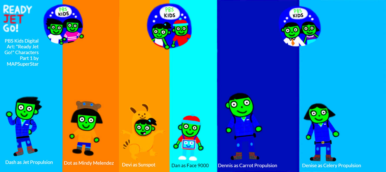 PBSK Digital Art: Ready Jet Go! Characters Part 1 by MAPSuperStar on ...
