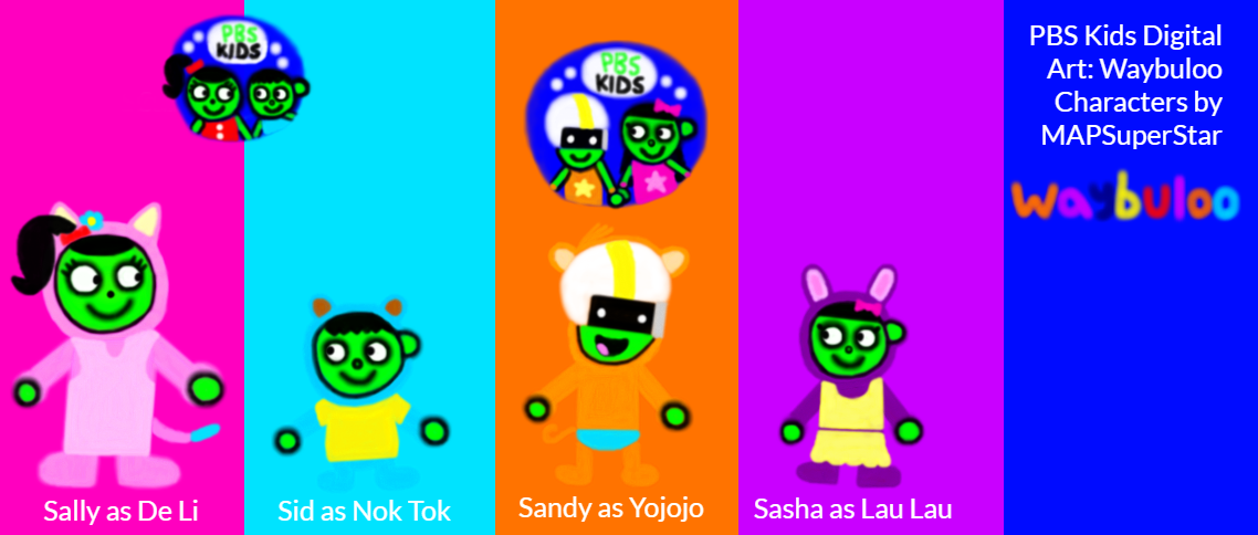 PBS Kids Digital Art: Waybuloo Characters by MAPSuperStar on DeviantArt