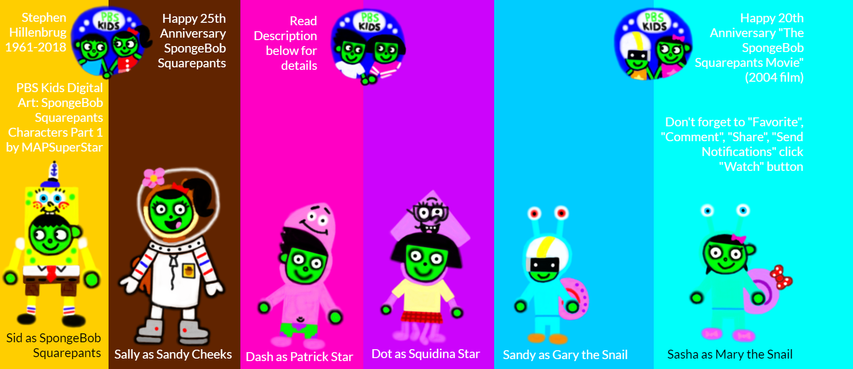 PBS Kids Digital Art: SpongeBob Squarepants Part 1 by MAPSuperStar on ...