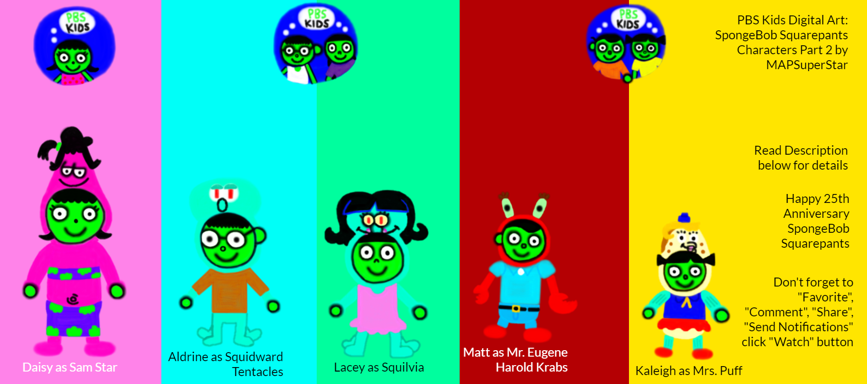 PBS Kids Digital Art: SpongeBob Squarepants Part 2 by MAPSuperStar on ...