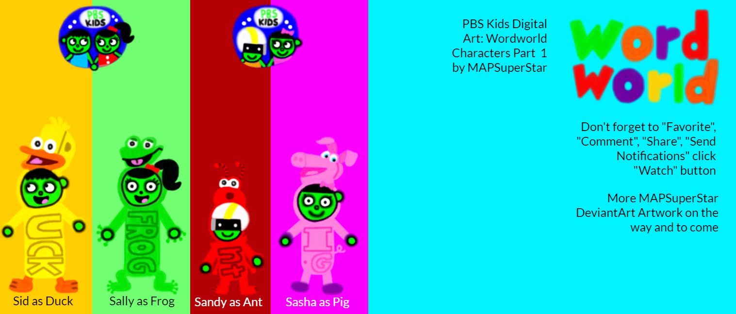 PBS Kids Digital Art: Wordworld Part 1 by MAPSuperStar on DeviantArt