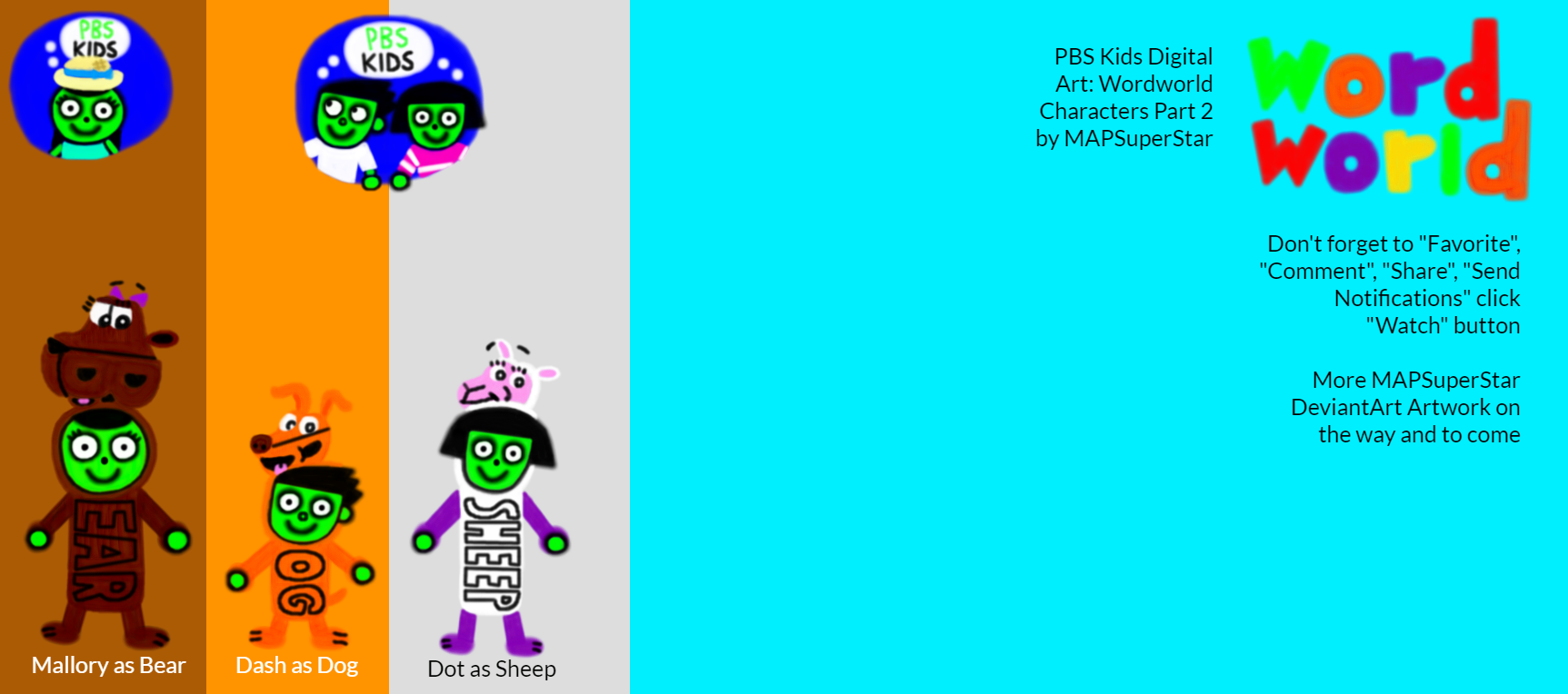 PBS Kids Digital Art: Wordworld Part 2 by MAPSuperStar on DeviantArt