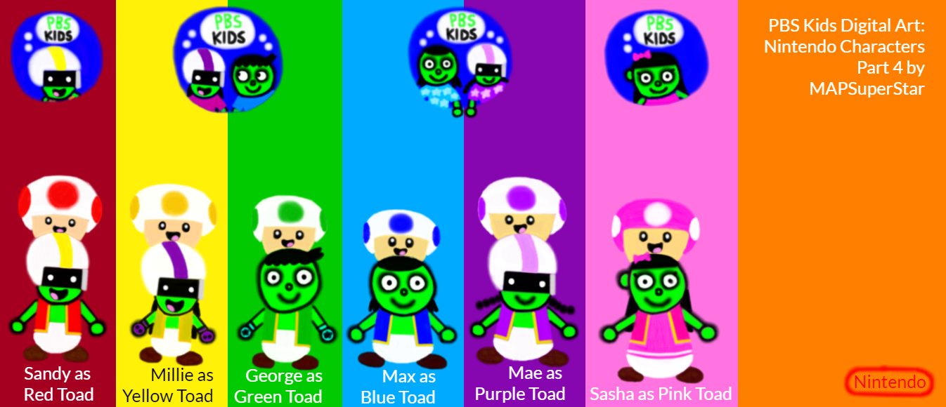PBS Kids Digital Art: Nintendo Characters Part 4 by MAPSuperStar on ...