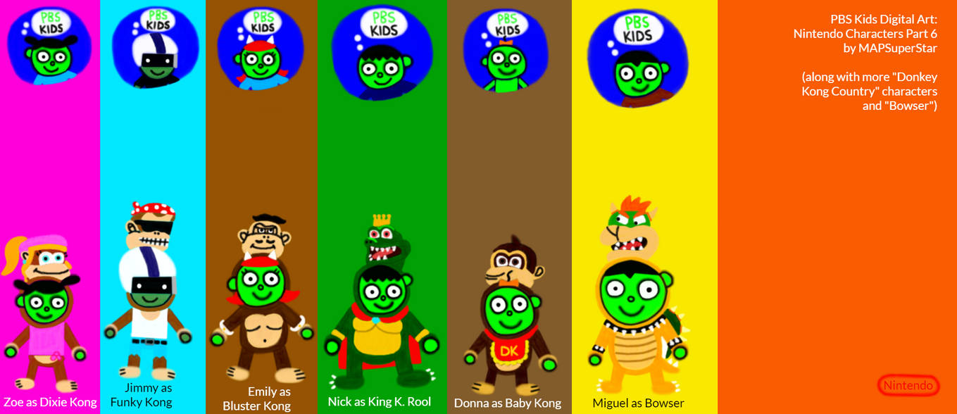 PBS Kids Digital Art: Nintendo Characters Part 6 by MAPSuperStar on DeviantArt