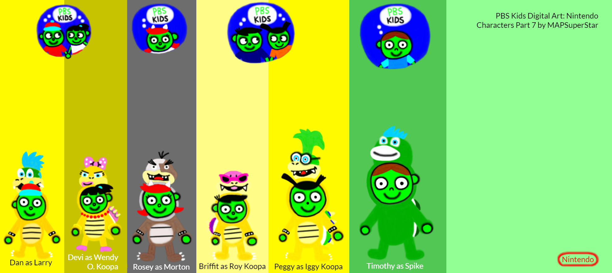 PBS Kids Digital Art: Nintendo Characters Part 7 by MAPSuperStar on ...