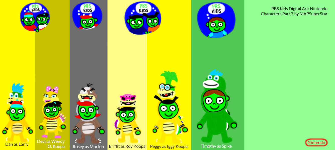 PBS Kids Digital Art: Nintendo Characters Part 7 by MAPSuperStar on DeviantArt