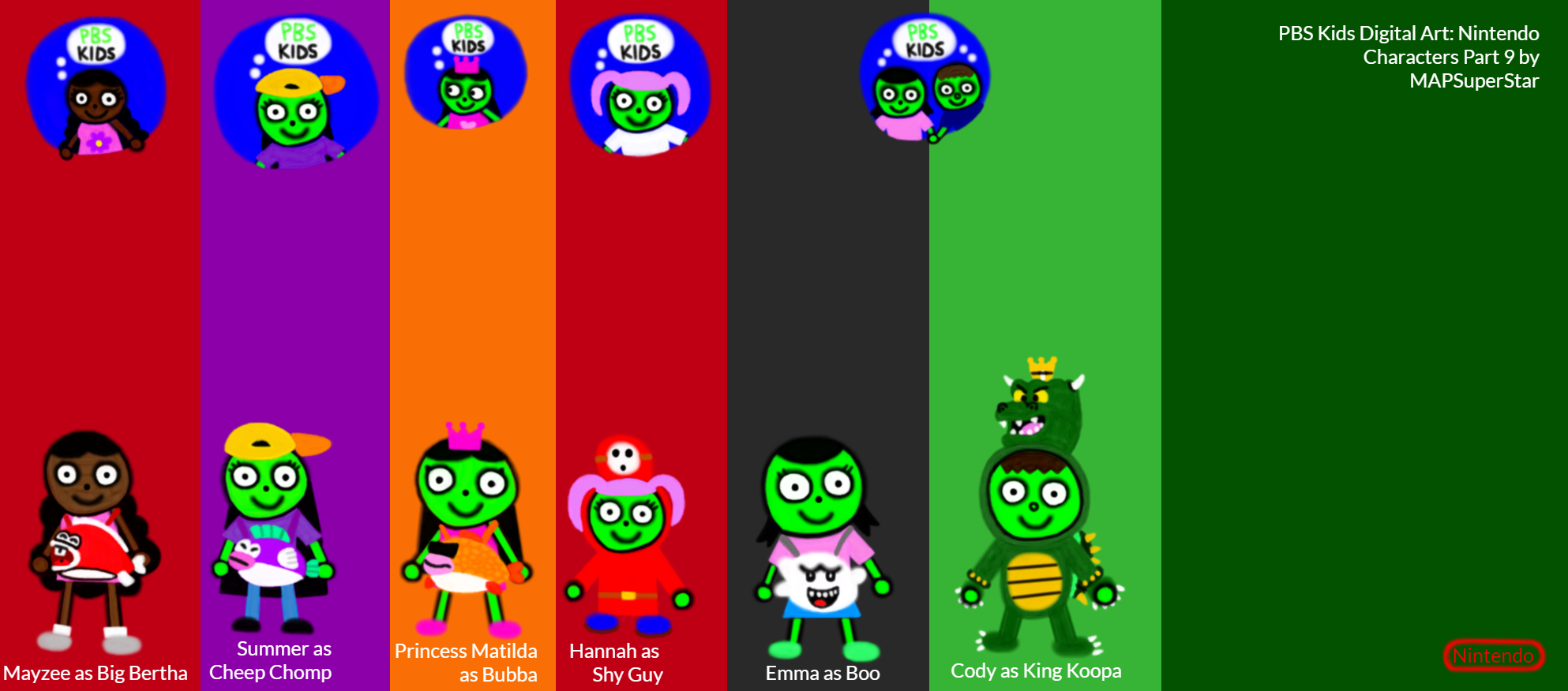 PBS Kids Digital Art: Nintendo Characters Part 9 by MAPSuperStar on DeviantArt