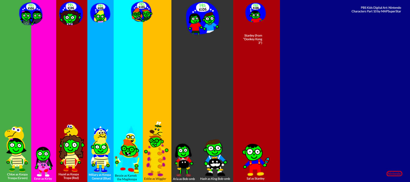 PBS Kids Digital Art: Nintendo Characters Part 10 by MAPSuperStar on ...