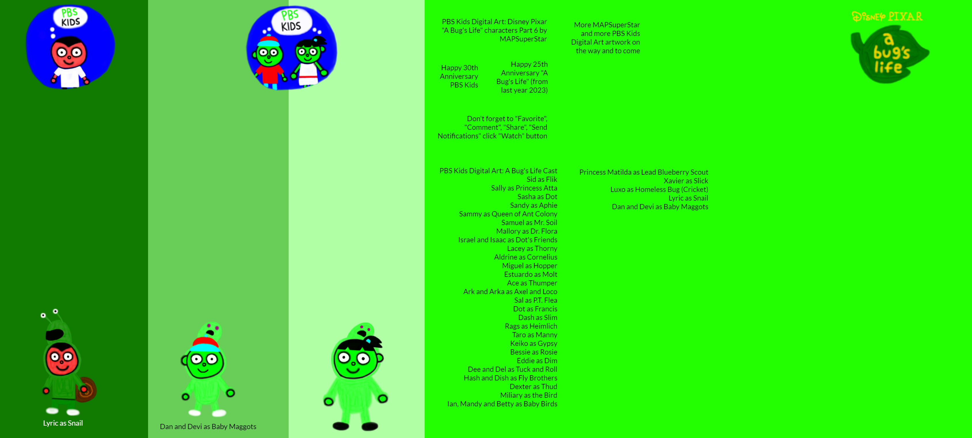 PBS Kids Digital Art: A Bug's Life Part 6 by MAPSuperStar on DeviantArt