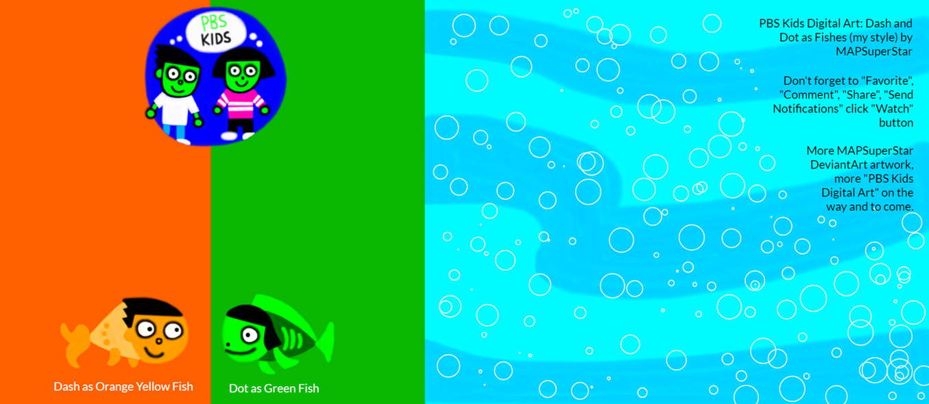 PBSK Digital Art: Dash and Dot Fishes (my style) by MAPSuperStar on ...