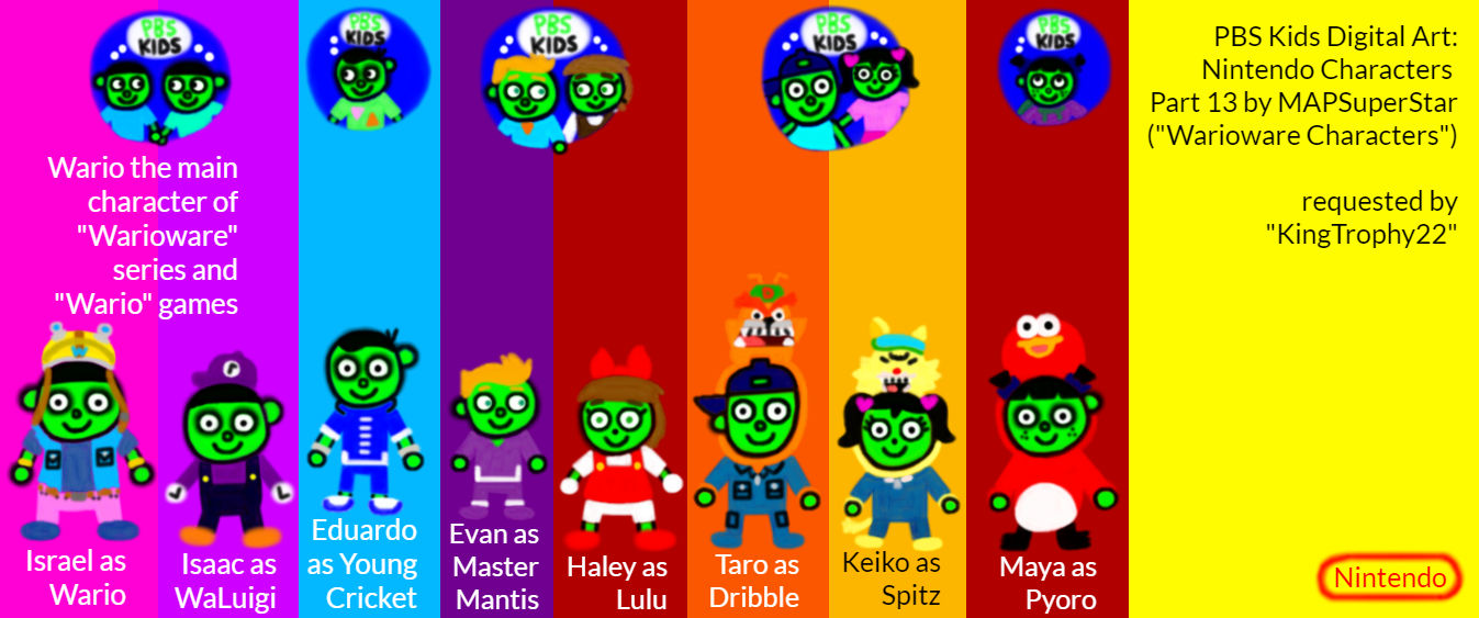 PBS Kids Digital Art: Nintendo Characters Part 13 by MAPSuperStar on ...