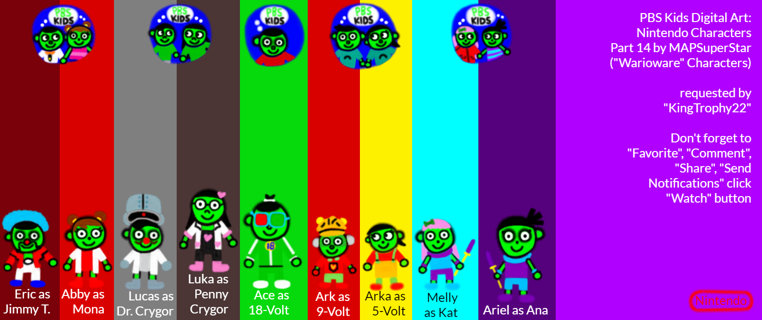 PBS Kids Digital Art: Nintendo Characters Part 14 by MAPSuperStar on DeviantArt