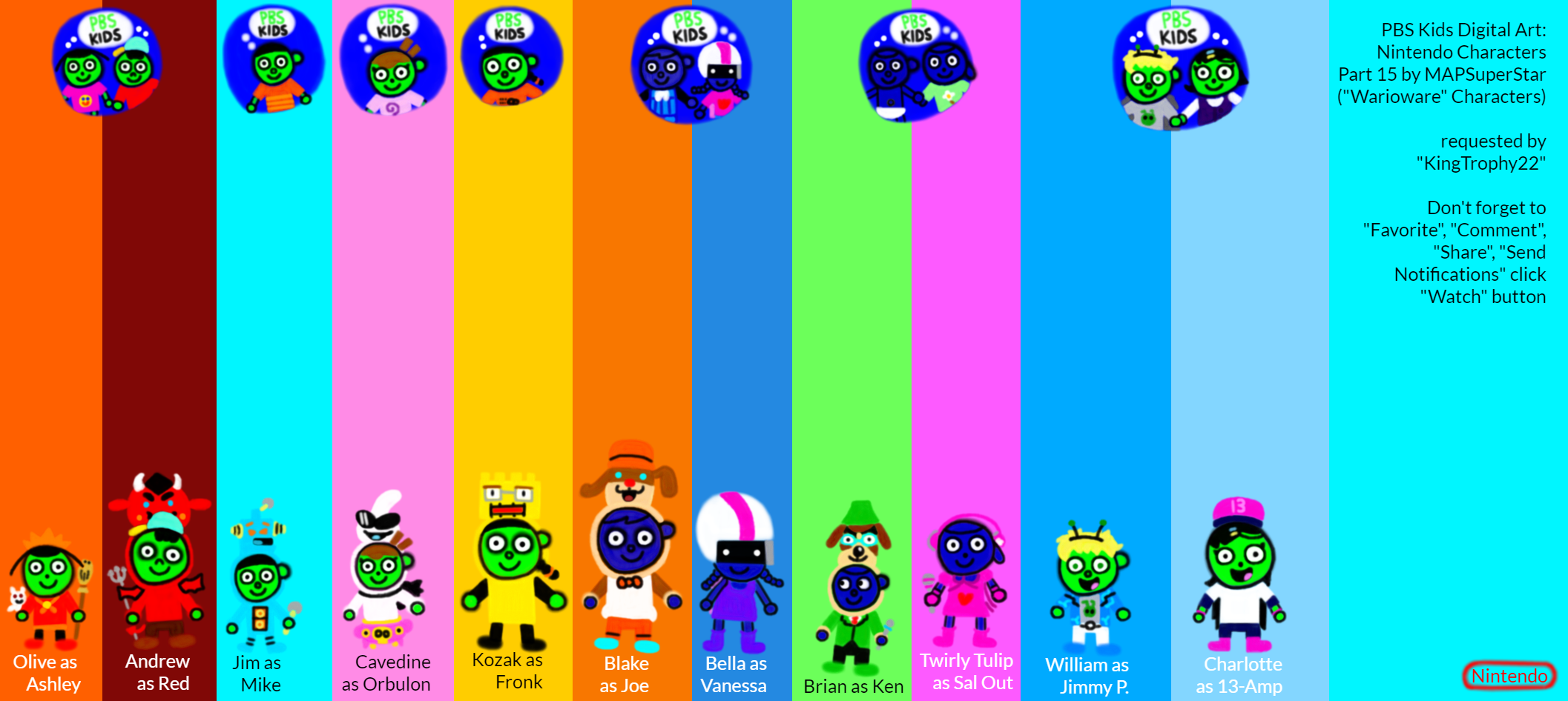 PBS Kids Digital Art: Nintendo Characters Part 15 by MAPSuperStar on ...