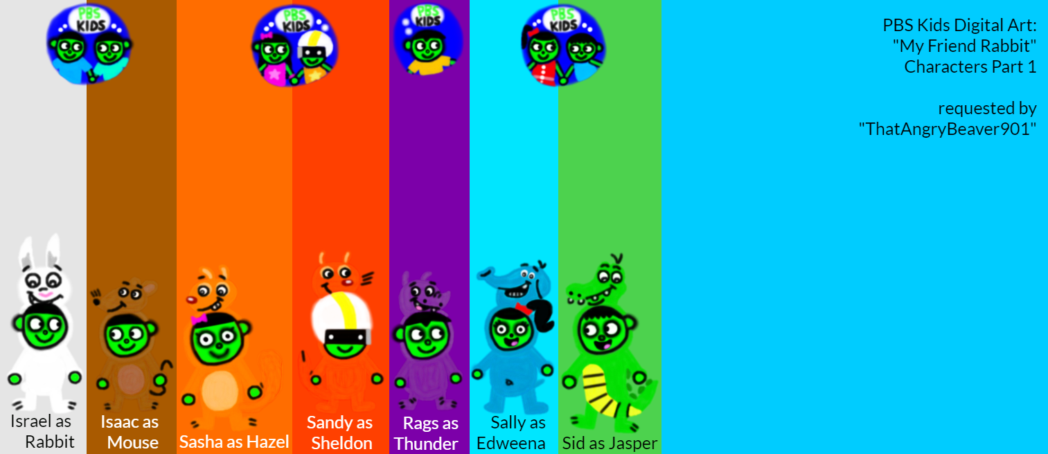 PBS Kids Digital Art: My Friend Rabbit Part 1 by MAPSuperStar on DeviantArt