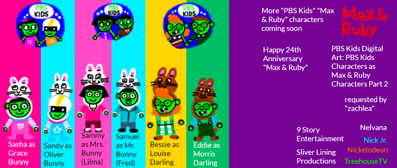 PBSK Digital Art: Max and Ruby Characters Part 2 by MAPSuperStar on DeviantArt