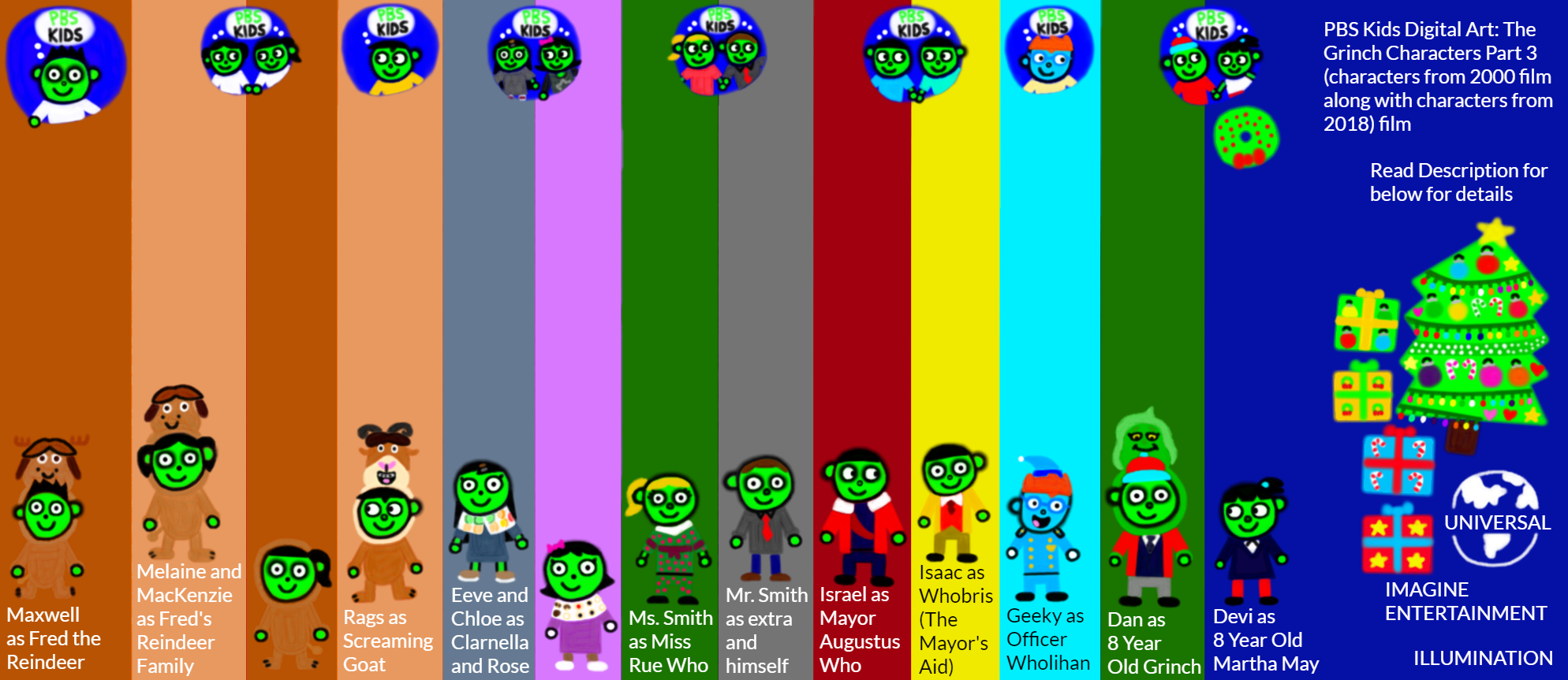 PBSK Digital Art: The Grinch Characters Part 3 by MAPSuperStar on ...