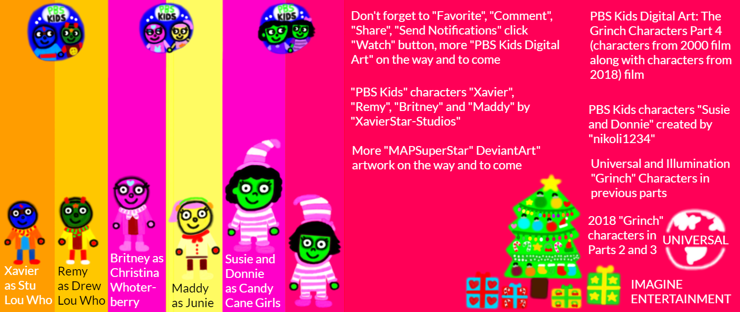 PBSK Digital Art: The Grinch Characters Part 4 by MAPSuperStar on ...