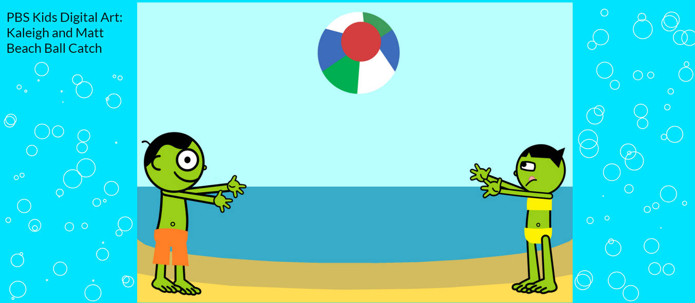 PBSK Digital Art: Kaleigh and Matt Beach Ball by MAPSuperStar on DeviantArt