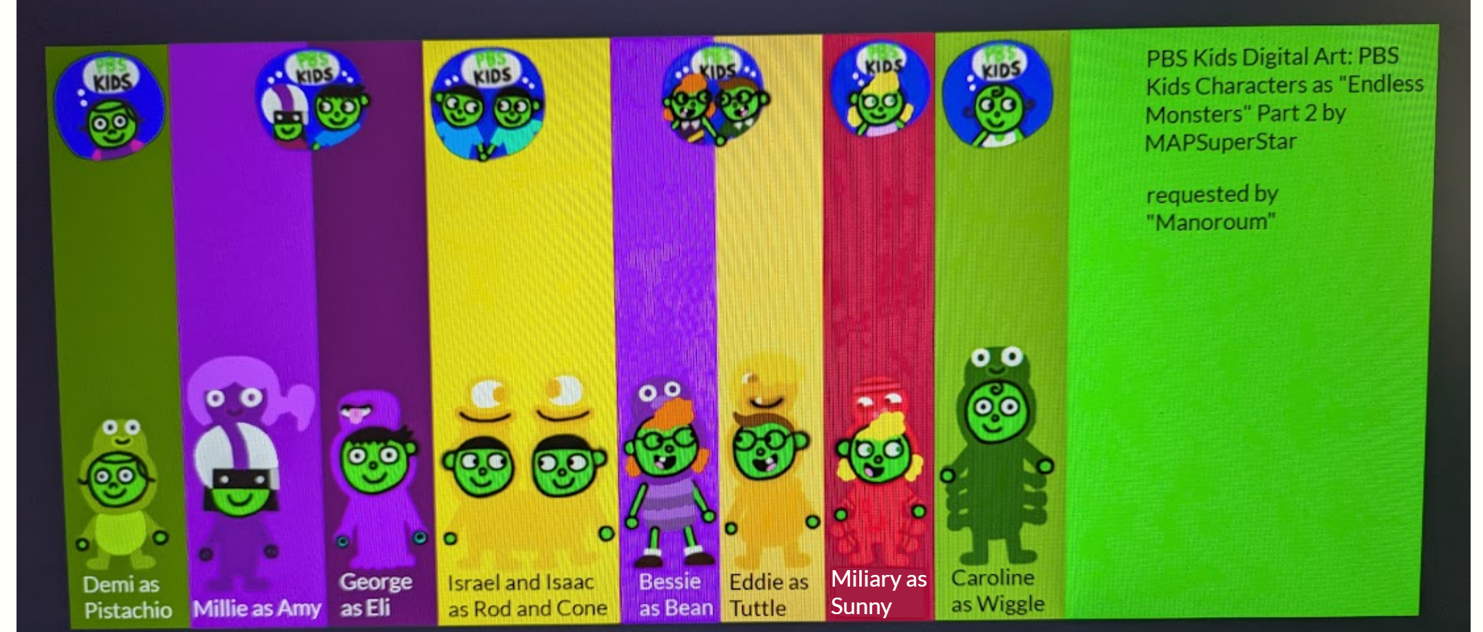 PBS Kids Digital Art: Endless Monsters Part 2 by MAPSuperStar on DeviantArt