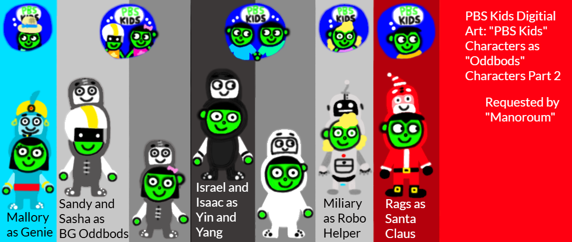 PBS Kids Digital Art: Oddbods Characters Part 2 by MAPSuperStar on ...