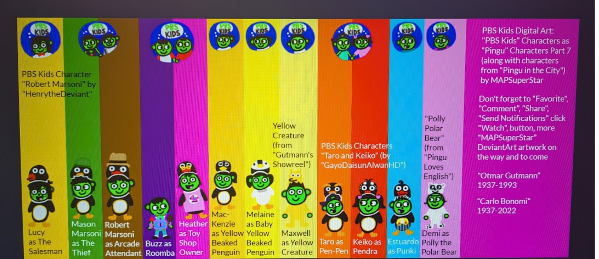 PBS Kids Digital Art: Pingu Characters Part 7 by MAPSuperStar on DeviantArt