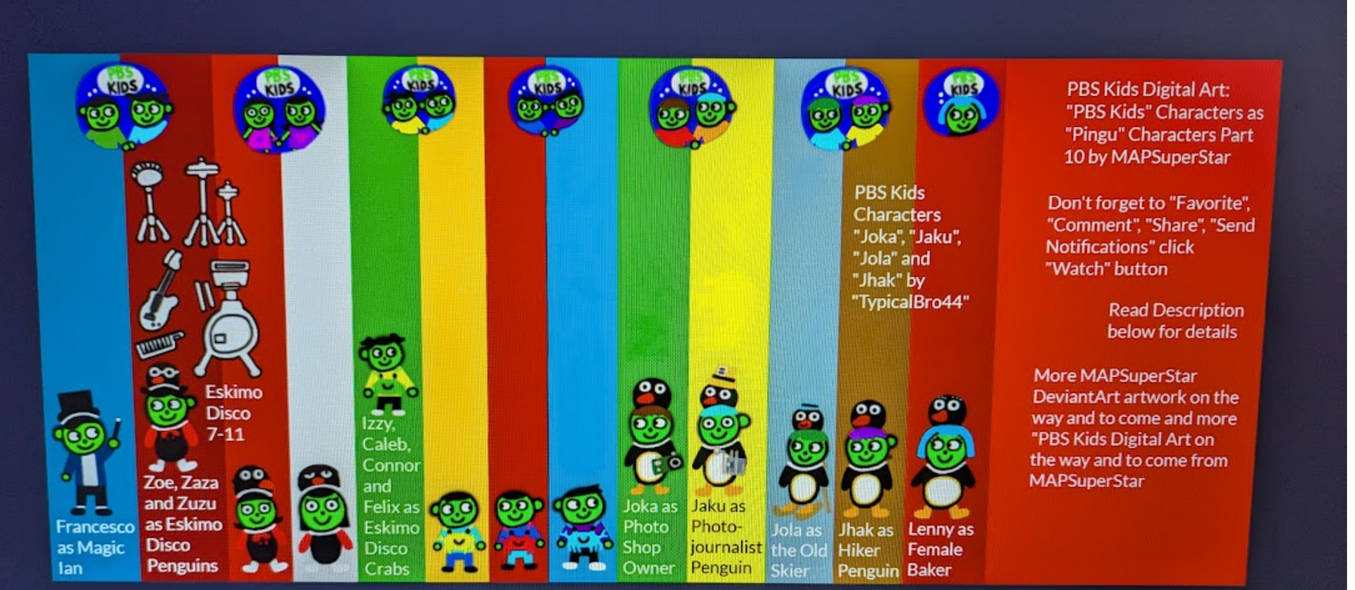 PBS Kids Digital Art: Pingu Characters Part 10 by MAPSuperStar on ...