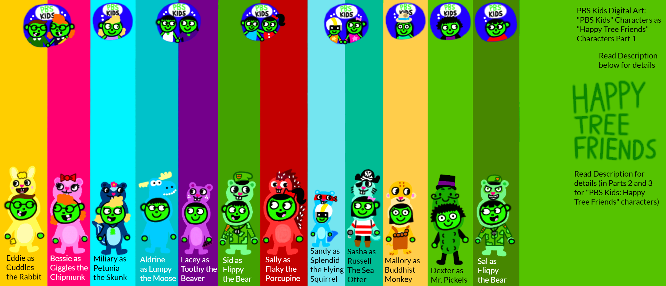 PBS Kids Digital Art: Happy Tree Friends Part 1 by MAPSuperStar on ...