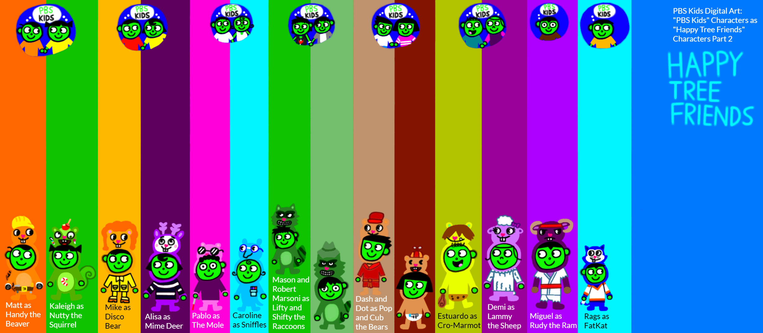 PBS Kids Digital Art: Happy Tree Friends Part 2 by MAPSuperStar on ...