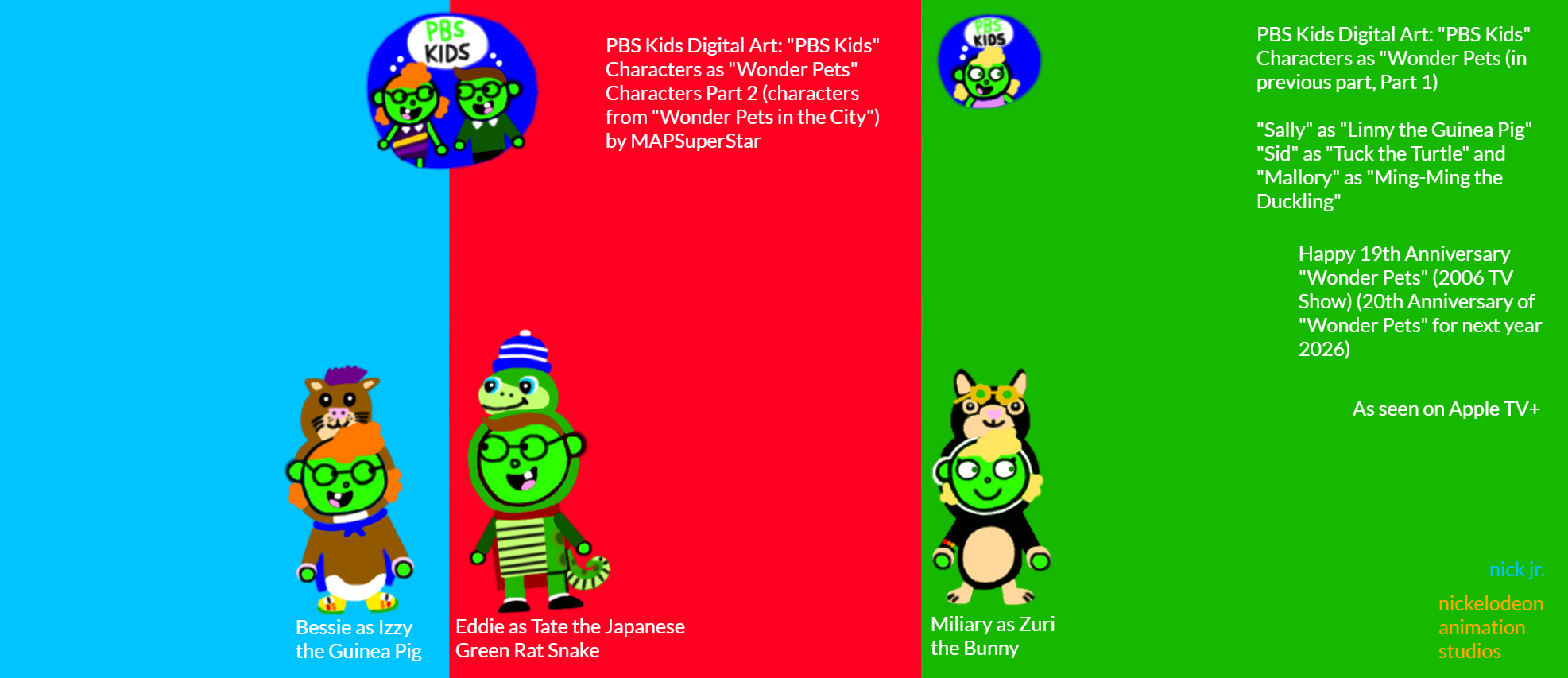PBSK Digital Art: Wonder Pets Characters Part 2 by MAPSuperStar on ...
