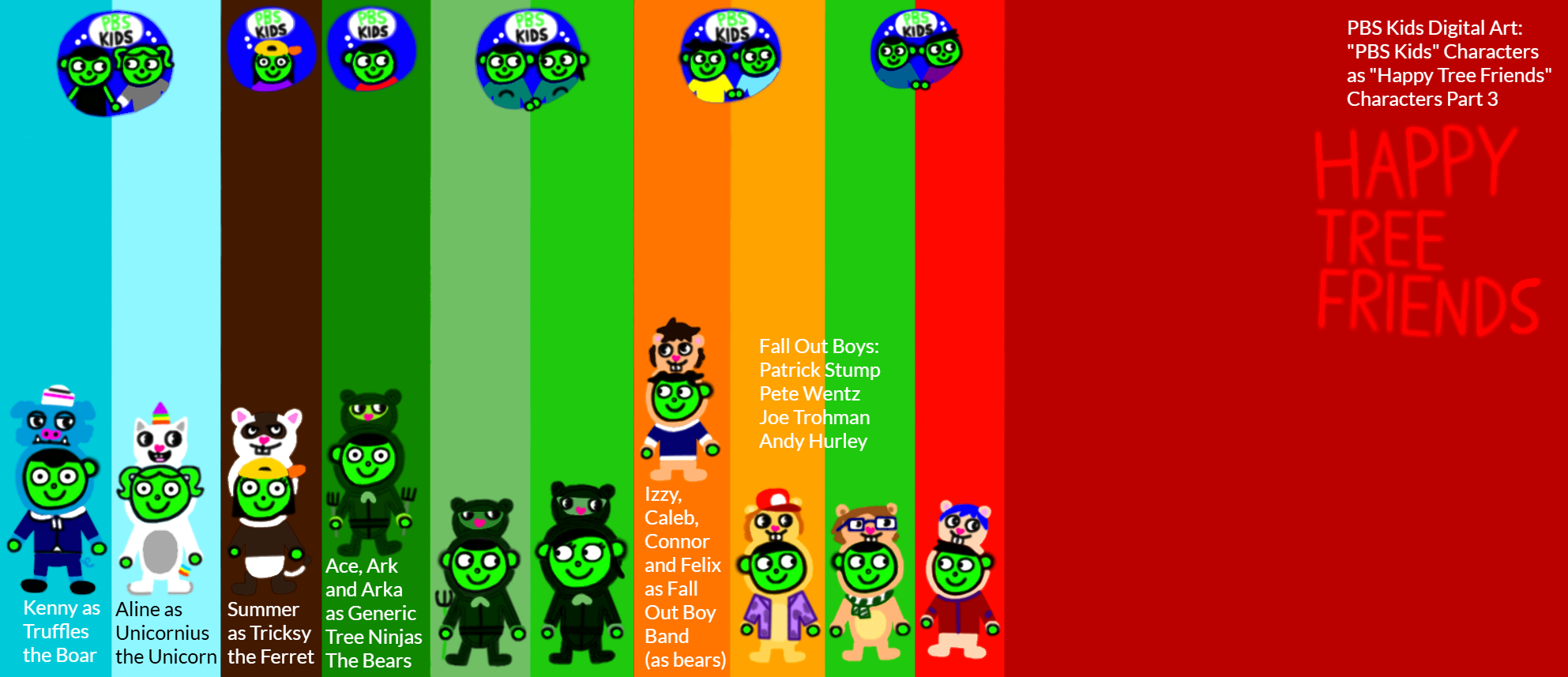 PBS Kids Digital Art: Happy Tree Friends Part 3 by MAPSuperStar on ...