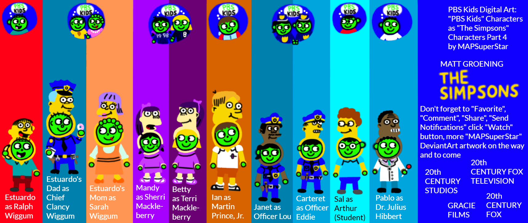 PBS Kids Digital Art: The Simpsons Part 4 by MAPSuperStar on DeviantArt