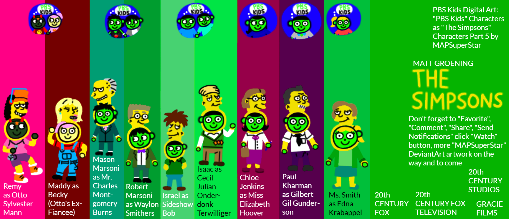 PBS Kids Digital Art: The Simpsons Part 5 by MAPSuperStar on DeviantArt