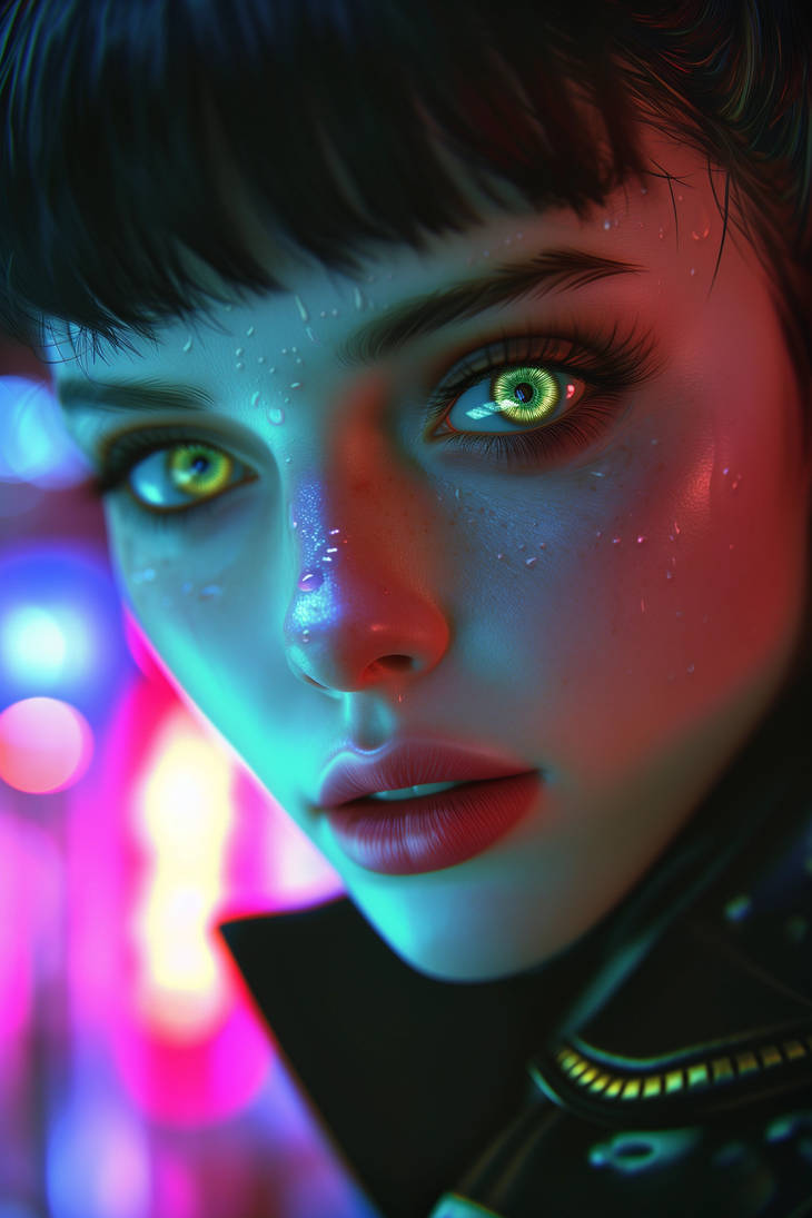 Cyber Girl by Vinn47 on DeviantArt