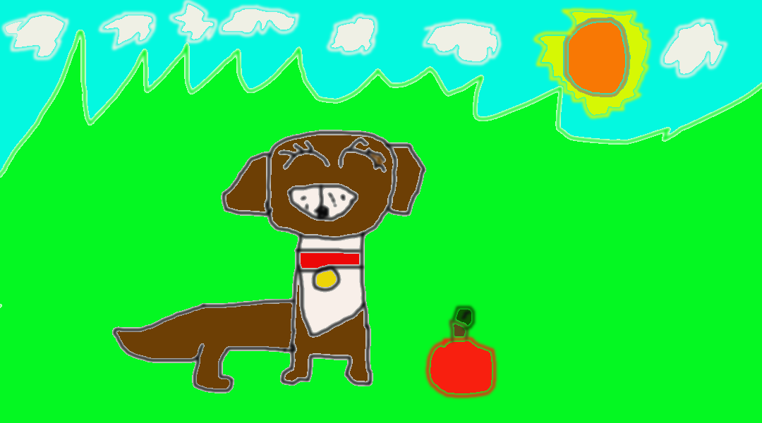 applejack's dog by crazyboone on DeviantArt