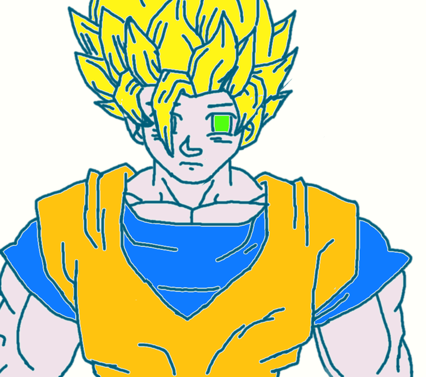 son goku ssj2 by immalilIDT on DeviantArt