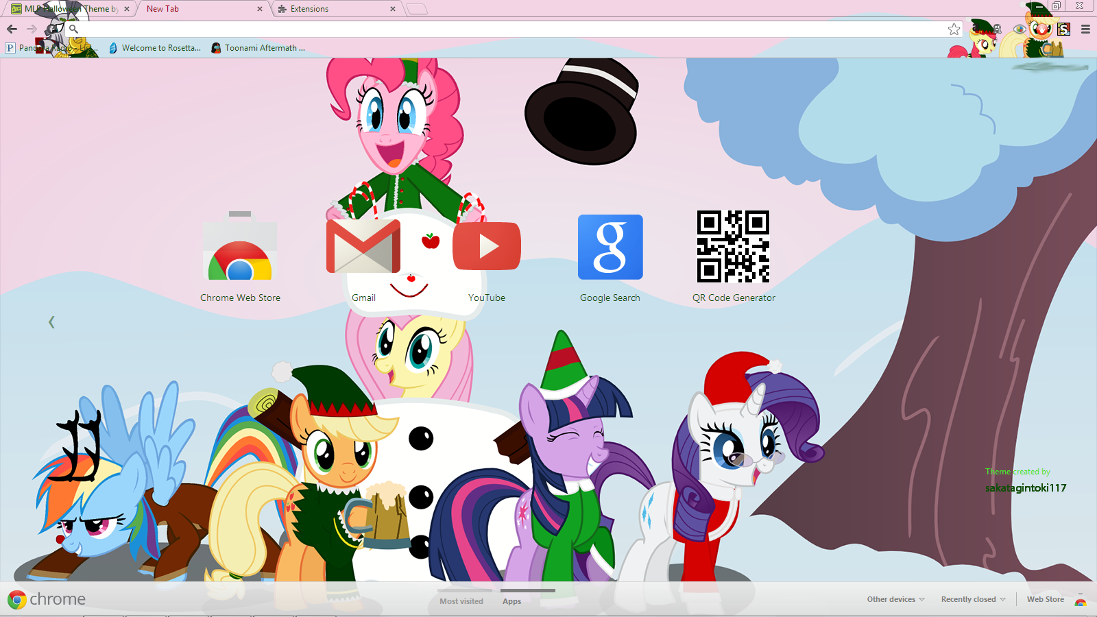 MLP Christmas Theme by sakatagintoki117 on DeviantArt