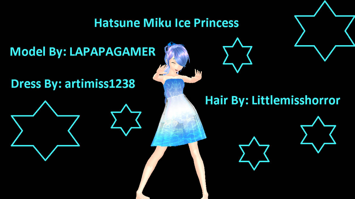 PDAFT Hatsune Miku Ice Princess (DL) by lapapagamer on DeviantArt
